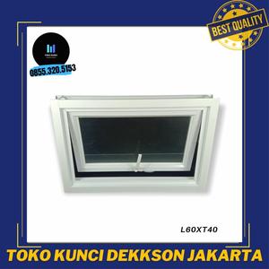 Jual PROMO JENDELA BOVEN ALUMINIUM L60 X T40 TEBAL KUSEN 4INCH - Kab ...