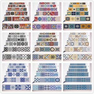 Jual Import Selfadhesive Tangga Sticker Vinyl Warnawarni Lansekap Yang ...