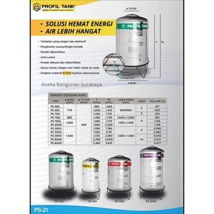 Jual Tandon air Profil tank stainless | toren air | berbagai ukuran ...