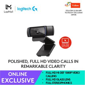 Jual Logitech C920 FULL HD Pro Webcam Streaming / Video Conferencing ...