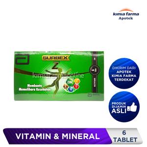 Jual SURBEX-Z STRIP 6 TABLET / MULTIVITAMIN / KIMIA FARMA - Jakarta ...
