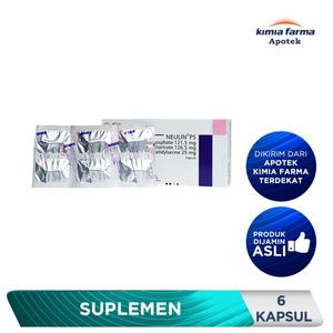 Jual NEULIN PS STRIP 6 KAPSUL / SUPLEMEN KESEHATAN / KIMIA FARMA ...