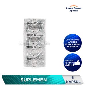Jual HEPA-Q 200 MG STRIP 6 KAPSUL / SUPLEMEN KESEHATAN HATI / KIMIA ...