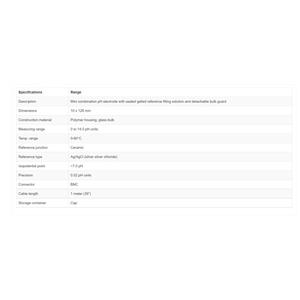 Jual Mini pH Electrode (10x120mm) 60120B EXTECH Best - Kota Surabaya ...