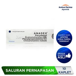 Jual ANADEX STRIP 10 KAPLET / OBAT BATUK FLU / KIMIA FARMA - Jakarta ...