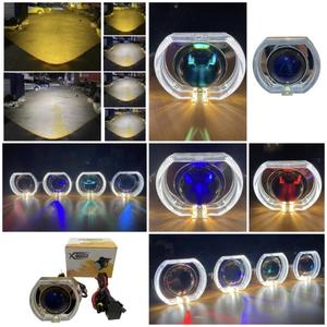 Jual Lampu LED Projector Biled 2.5 Inch Blue Lens 50 Watt 3 Warna ...