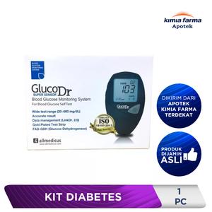 Jual GLUCO DR SUPER SENSOR GLUCOSE METER AGM 2200 / ALAT CEK GULA DARAH ...