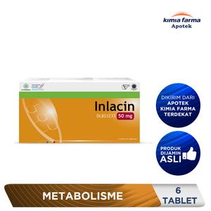 Jual INLACIN 50 MG STRIP 6 TABLET / SUPLEMEN KESEHATAN / KIMIA FARMA ...
