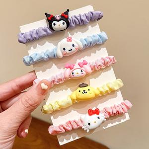 Jual Ikat Rambut Sanrio Scrunchie Ala Korea Karet Lucu Kuromi Melody ...