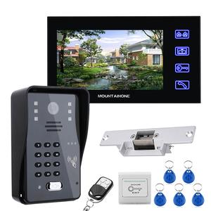 Jual 7" Lcd Video Door Phone Intercom System Rfid Door Access Control ...