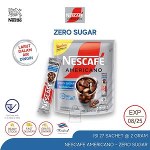 Jual Nestle Nescafe Americano Zero Sugar Biru Pack Isi 27 Sachet ...