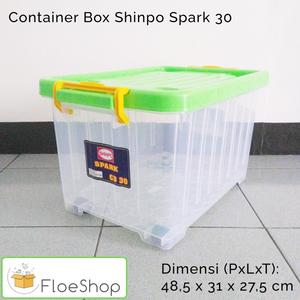 Jual BOX CONTAINER / KONTAINER SHINPO CB 30 SPARK (30 LITER) - Kota ...