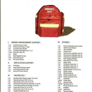 Jual Tas Emergency Kit Jumbo Full Set Tas Ambulans Emergency Kit ...