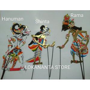 Jual PAKET RAMA SINTA HANUMAN TOKOH WAYANG KULIT BAHAN DUPLEK - Kab ...