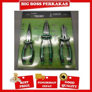 Jual Tekiro Paket Tang Kombinasi-Potong-Lancip Set Tekiro Tang Set 3 ...