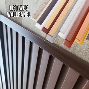 Jual OK PAKET 5pcs List Siku L WPC Ukuran 95cm x 2.35cm Wall Panel Wood ...