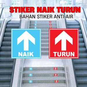 Jual (50 Pcs) Stiker Naik Turun Tangga Sticker Tangga Rumah Stiker Sign ...