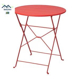 Jual Meja Lipat Besi Bulat Outdoor Coffee Table Balkon DSO Diameter 65 ...