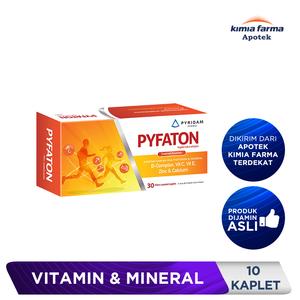 Jual PYFATON STRIP 10 KAPLET / MULTIVITAMIN / KIMIA FARMA - Kota Jambi ...