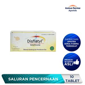Jual DISFLATYL 40 MG STRIP 10 TABLET / OBAT MAAG / KIMIA FARMA ...