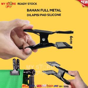 Jual Metal Clamp Klem Penjepit Kain Backdrop Background Latar Belakang ...