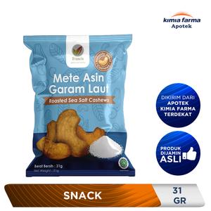 Promo FRANCIS ROASTED SEA SALT CASHEWS 31GR / SNACK / KIMIA FARMA ...