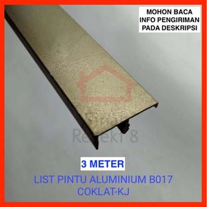 Jual Lis Pintu Coklat Profil Aluminium Edging Frame List Handle Lemari ...