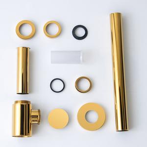 Jual Bathroom Pop-Up Basin Waste Drain Wall Connection P-Traps - Kota ...