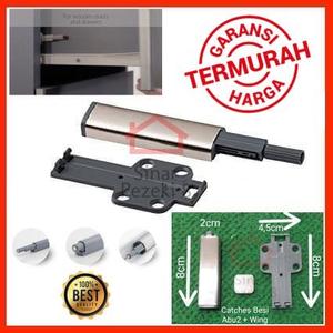 Jual RK_OMT Catches Besi STAINLESS WING Magnet Push Open Pintu Lemari ...