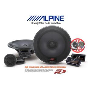 Jual Alpine R-S65C R-Series 2-Way Speaker Components Split Set - Kota ...