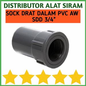 Jual SOCK DRAT DALAM SDD 3/4 INCH PVC AW SOCKET FAUCET FEMALE RUCIKA ...