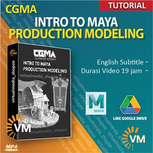 Jual TUTORIAL CGMA INTRO MAYA TO PRODUCTION 3D MODELING TOPOLOGY UV ...