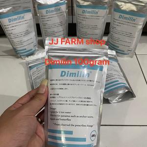 Jual NEW Dimilin 100gr asli japan obat kutu parasit gatal ikan koi koki ...