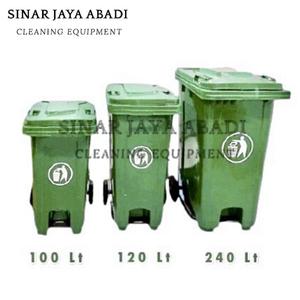 Jual Tempat Sampah Plastik Sulo 240 Liter Roda Pedal Plastic Dust Bin ...
