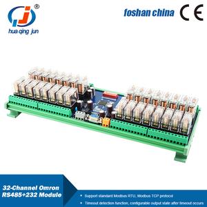 Jual Huaqingjun 32-Channel Rs485 232 Communication Relay Module Modbus ...