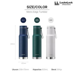Jual LocknLock Exclusive Metro Edge Tumbler 620ml - LHC4199 - Termos Air - Dark Green - Jakarta ...