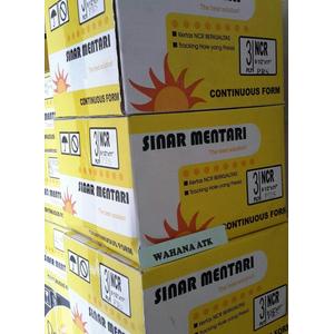 Jual Continuous form sinar mentari ukuran 9,5" x 11":2 rangkap 3 - Jakarta Timur - FastPast ...