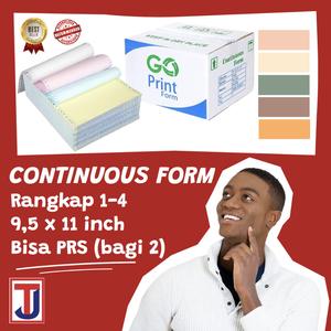 Jual KERTAS CONTINUOS / CONTINUOUS FORM 1 / 2 / 3 / 4 PLY (ISI 500 ...
