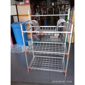 Jual rak piring 3 susun alumunium tebal - Jakarta Utara - jihanna mart ...