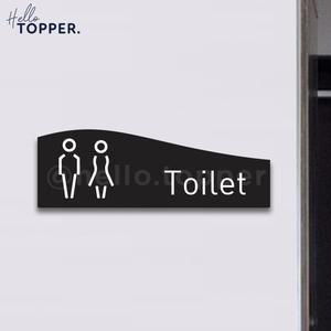 Jual PTC Sign Board Toilet WC Restroom Ekslusif Print Signage Akrilik ...