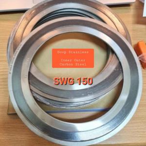 Jual SALE!! 6" SPIRAL WOUND GASKET SWG 6 INCH ANSI CLASS 150 SS304 SS ...