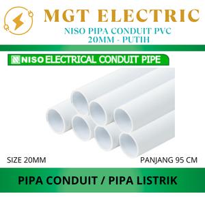 Jual PIPA CONDUIT NISO PVC 20MM CONDUIT PIPE PVC 20 MM konduit - Putih - Jakarta Utara - MGT ...