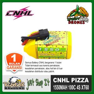 Jual Cnhl Pizza Series 1550Mah 14.8V 4S 100C Lipo Battery Xt60 Kode 59 ...