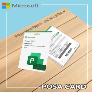 Jual Microsoft Project Pro 2021 32/64 Bit Full Retail Version [POSA ...