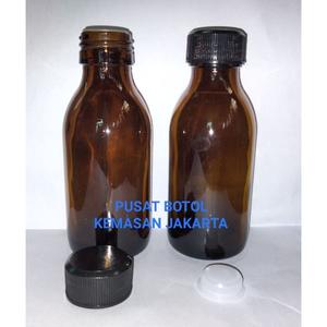 Jual BOTOL KACA COKLAT 100ML BODE BOTOL OBAT BOTOL MINYAK BOTOL FARMASI ...