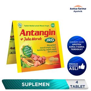 Jual ANTANGIN JRG STRIP 4 TABLET / HERBAL MASUK ANGIN / KIMIA FARMA ...