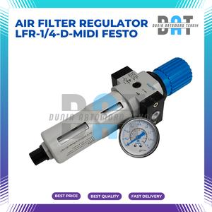 Jual LFR-1/4-D-MIDI Pneumatic Air Filter Pressure Regulator Festo ...