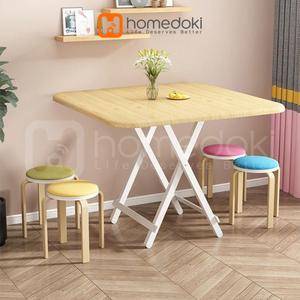Jual Meja Kayu/ Meja Lipat Portable/ Meja Makan portable/ Meja Lipat ...