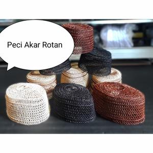 Jual Peci Akar Rotan Kalimantan Kopiah Anyaman Songkok Adat Habib Bahar - Kota Balikpapan ...