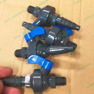 Jual PVC Sampling Valve 1/4" / Labcock Ball Valve 1/4" - Jakarta Barat ...